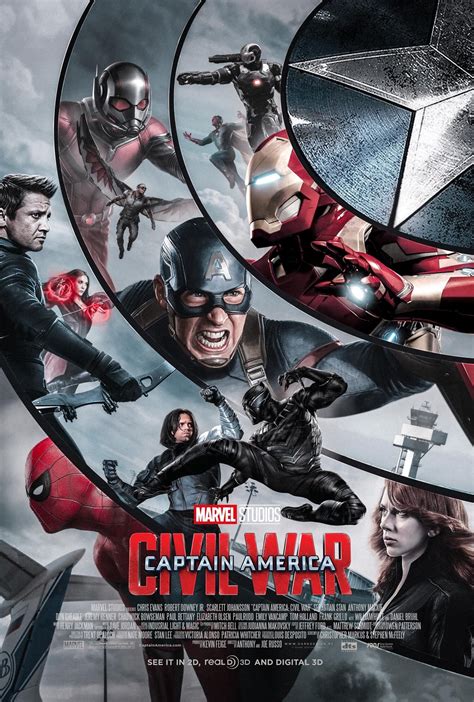 Captain America Civil War 2016 Posters The Movie Database TMDB