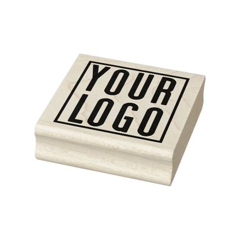 Promotional Your Company Or Event Logo Sqr Rubber Stamp Custom Office