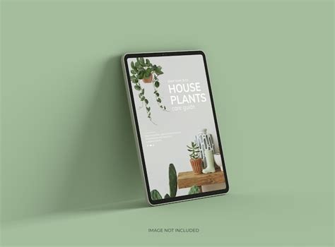 Uiux 제품 쇼케이스 3d 렌더를 위한 변경 가능한 화면 디자인을 갖춘 고급 태블릿의 사용자 정의 가능한 목업 프리미엄 Psd 파일