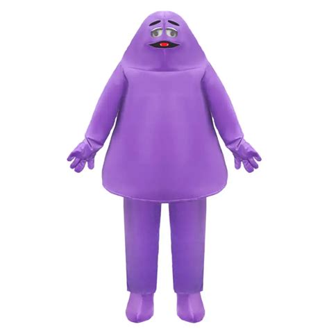Purple Grimace Monster Cosplay Costume Theme Party Fancy Dress Takerlama
