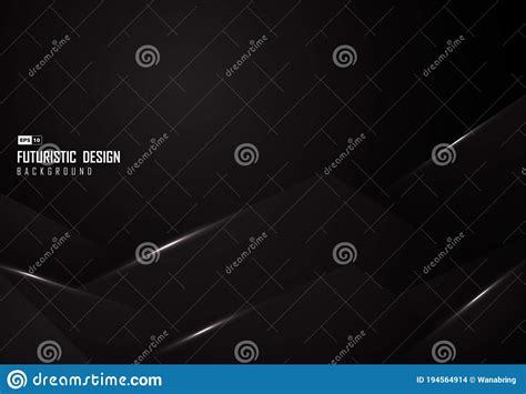 Abstract Black Design Of Tech Template Pattern Artwork Decorative Background Illustration