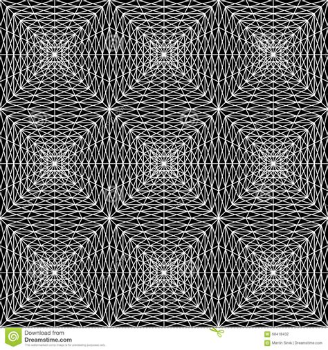 Vector Modern Seamless Geometry Pattern Squares 3d Black And White Abstract Stock Vector