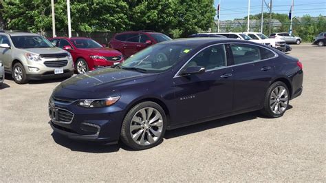 2016 Chevrolet Malibu 4dr Sdn Premier 2lz Blue Velvet Metallic Roy