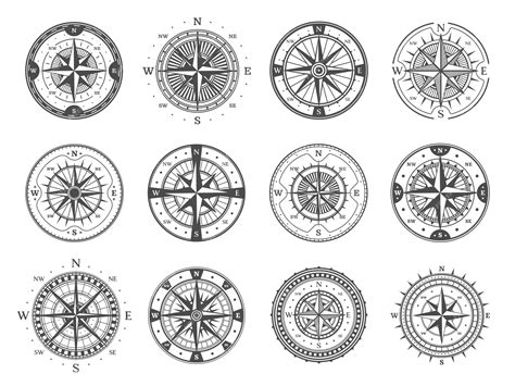 Antique Compass Designs