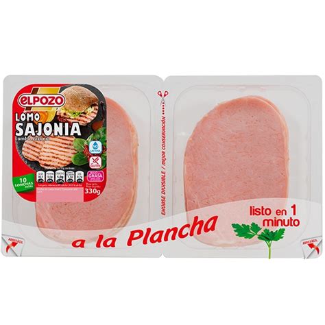 Comprar Lomo De Sajonia Sin Gluten Y Sin Lactosa Bipack Bandeja G ELPOZO Supermercado