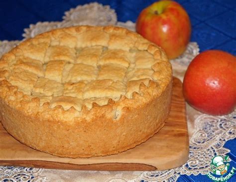 Яблочный пирог с заварным кремом Rezept Rezepte Kuchen Backen