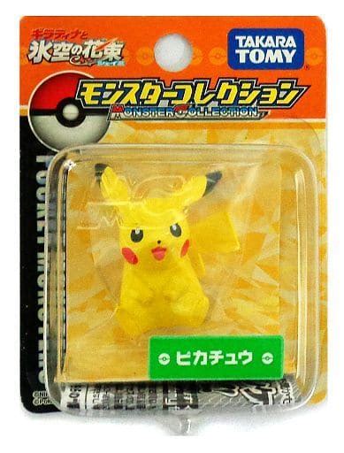 駿河屋 ピカチュウ 「劇場版 ポケットモンスター ダイヤモンド＆パール ギラティナと氷空の花束シェイミ」 モンスターコレクション（フィギュア）