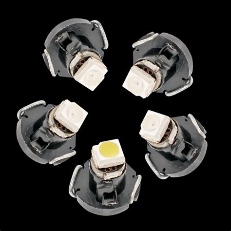 100pcs T3 Neo Wedge Car Instrument Cluster Panel Lamp Gauge LED Bulb