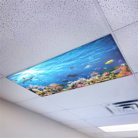 Octo Lights Magnetic Fluorescent Light Covers For Ceiling Lights
