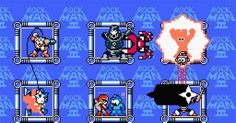 ドット絵 ロックマン3 ボスの弱点要約 Jmk575のイラスト Pixiv