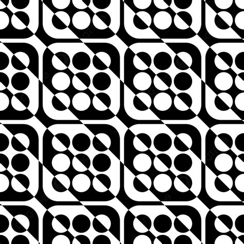 원활한 사각형 및 원형 패턴 배경 인쇄 단색화 배경 배경 일러스트 및 사진 무료 다운로드 Pngtree