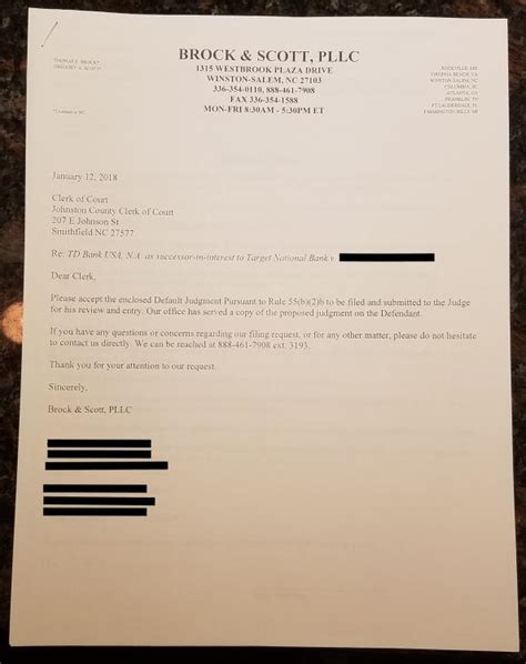 Received Notice Of Default Judgment Nc Post Judgment Forum Credit