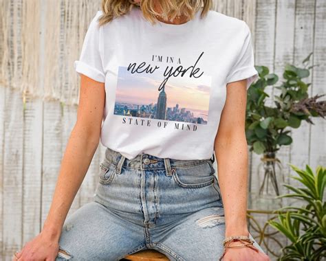 New York T Shirt New York State Of Mind Shirt Ny Shirt Empire State