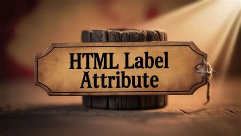 html label attribute codetofun