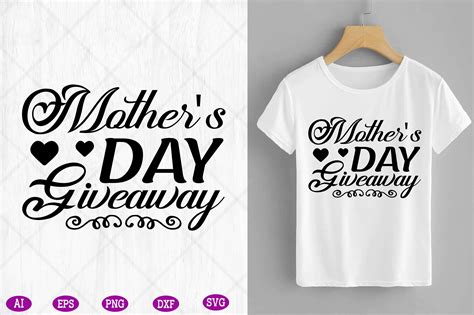 Mothers Day Giveaway Graphic By Design River · Creative Fabrica