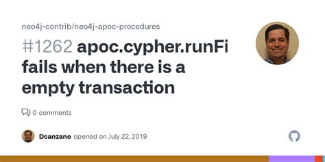 Apoc Cypher RunFile Fails When There Is A Empty Transaction Issue