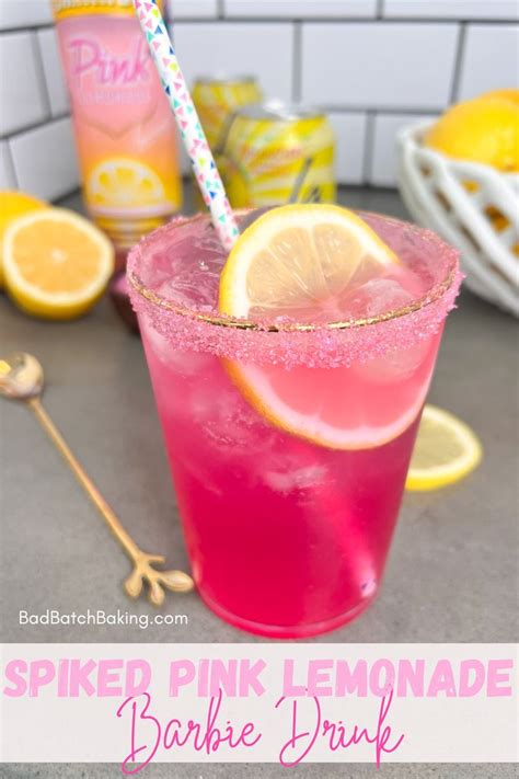 Spiked Pink Lemonade Barbie Drink Recipe