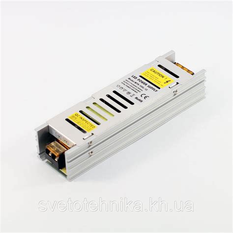 Блок питания понижающий для светодиодных лент 12V MTK-100Вт Long ...