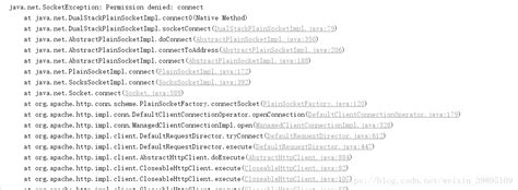 Socketexception Permission Denied Connect Csdn博客