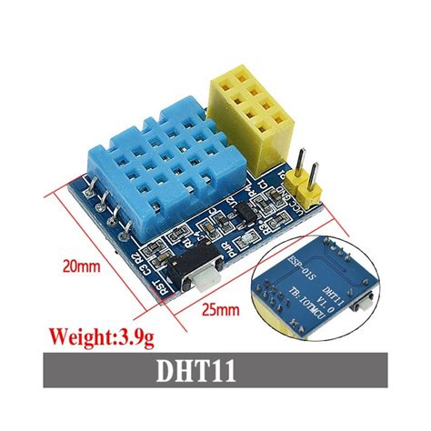 Shield Dht11 Sensor Temperatura E Humidade Para Esp8266 Esp 01