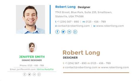 50 Best Professional HTML Outlook Email Signature Designs