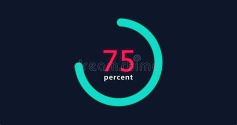 Hud Element Futuristic Loading Pending Screen Abstract Column Chart Hud Element Stock Footage