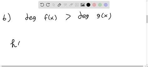 SOLVED Let F X Be A Nonzero Polynomial With Leading Coefficient A And Let G X Be A Nonzero