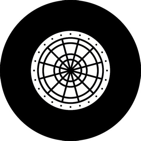 Premium Vector Dart Board Icon