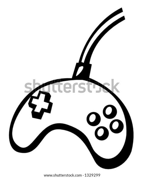 Joypad Videogame Control Stock Vector Royalty Free 1329299 Shutterstock