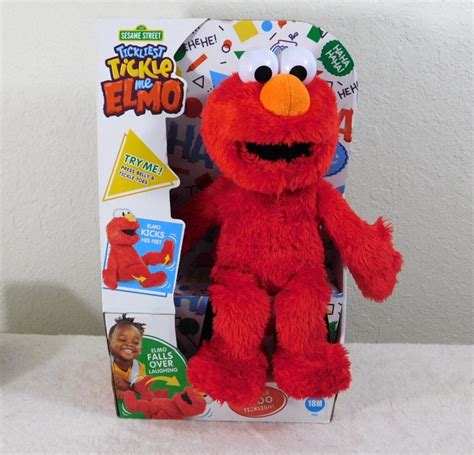 Sesame Street Tickliest Tickle Me Elmo Laughing Talking Kicking 14