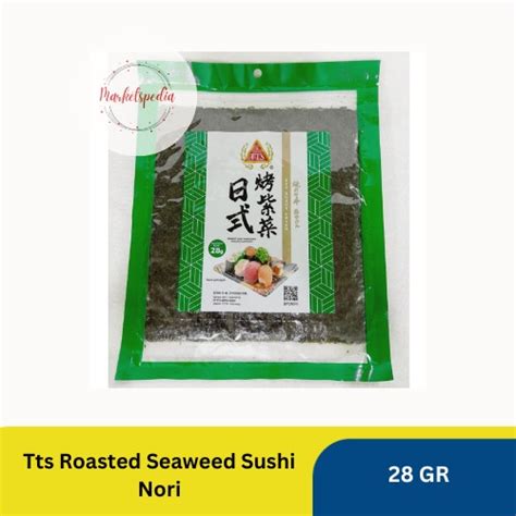 Jual Tts Rumput Laut Panggang Sushi Nori Roasted Seaweed Laver Gimbap