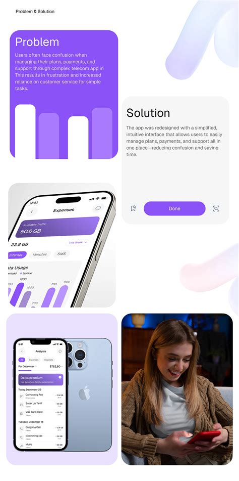 Telecom Mobile App Uiux Design Behance