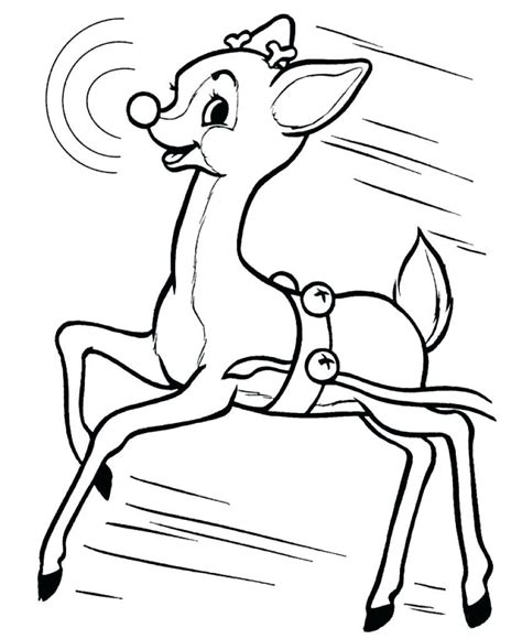 Reindeer Coloring Page Printable