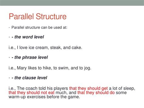 How To Use Parallel Structure In Writing At Ryan Bruce Blog