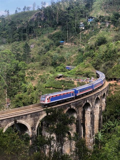 Nine Arches Bridge Ella Sri Lanka Stock Image Image Of Historic