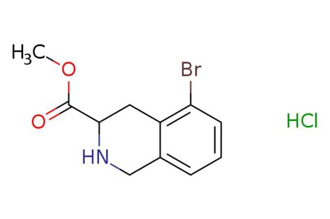 Emolecules Methyl 5 Bromo 1 2 3 4 Tetrahydroisoquinoline 3 Carboxylate