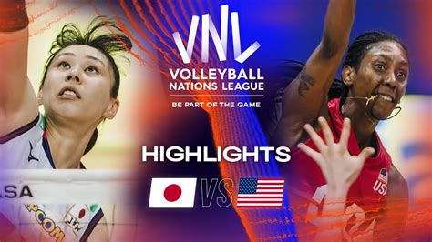 JPN Vs USA Highlights Week 2 Women S VNL 2023