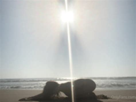 Nina Romane Naked Beach Yoga