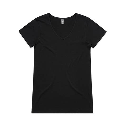 Womens Bevel V Neck T Shirt Tshirts Oniy