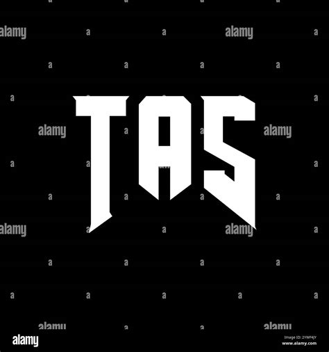 Tas Letter Logo Design For Technology Company Tas Logo Design Black