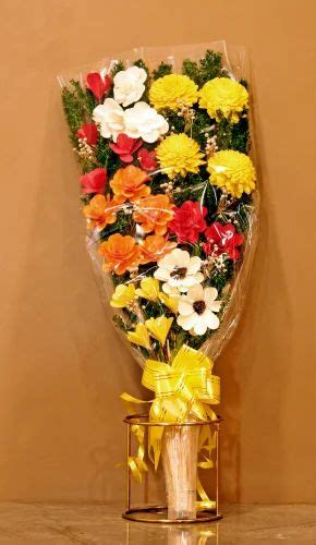 Multicolor Dried Flower Bouquet 26 At ₹ 550piece In Sivakasi Id