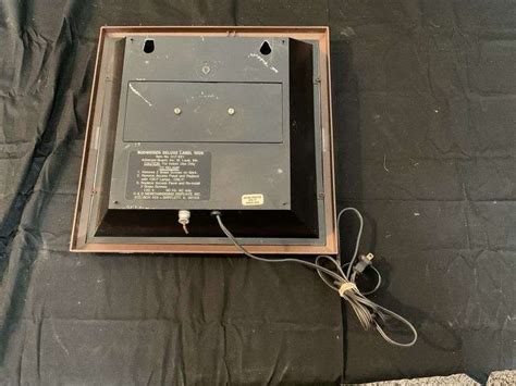 Budweiser Lighted Clock Legacy Auction Company