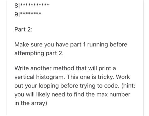 Solved Write A Program That Creates A Histogram Of Random