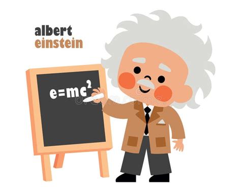 Cartoon Albert Einstein Ilustraciones Stock Vectores Y Clipart 449