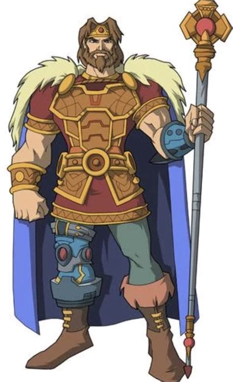 King Randor Superhéroes Arte De Personajes Figuras De Acción