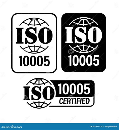 Iso 10005 Certified Green Vector Banner Flat Certification Label