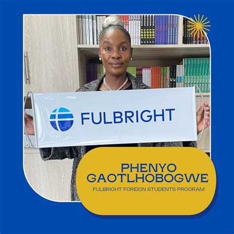 The Fulbrightspotlight Us Embassy Gaborone Botswana Facebook