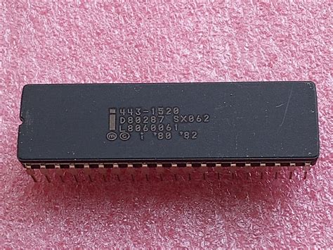 Heathkit 443 1520 Intel D80287 Sx062 80 Bit Zenith Cmath Numeric Heathkit 443 1520 Intel D80287 Sx062 80 Bit Zenith Cmath Numeric