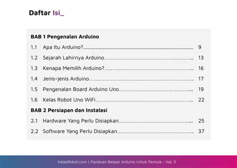 Panduan Belajar Arduino Untuk Pemula Kelas Robot 1pdf