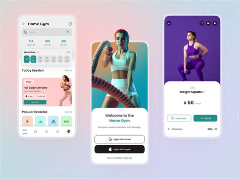 Gym App Design Behance